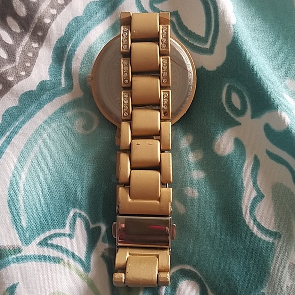 Geneva | Jewelry | Womens Gold Matte Geneva Crystal Bezel Watch | Poshmark